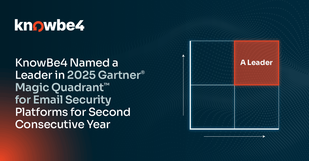 KnowBe4 Is a Leader In the Gartner® Magic Quadrant™ for Email Security For the Second ...